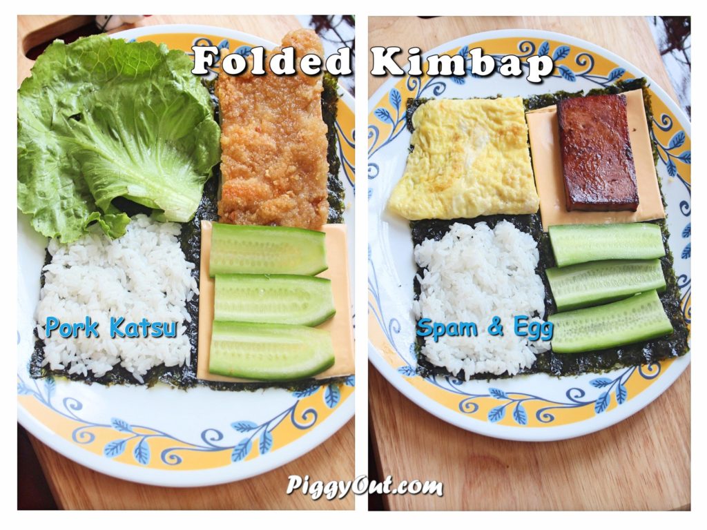 Korean Folded Kimbap - Piggy Out