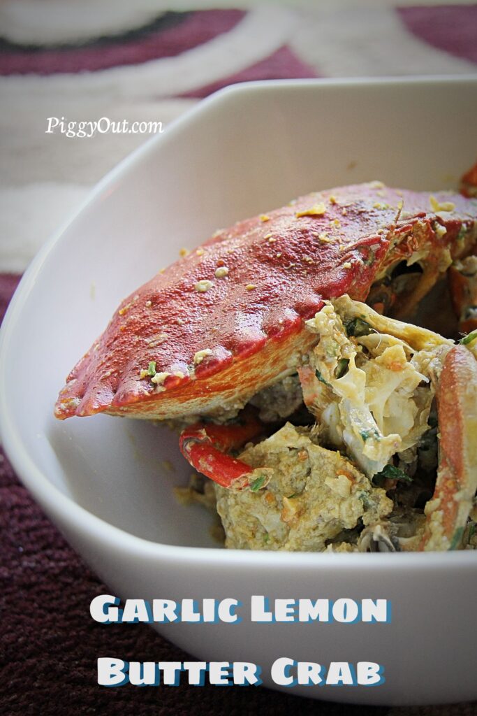 Garlic Lemon Butter Crab - Piggy Out